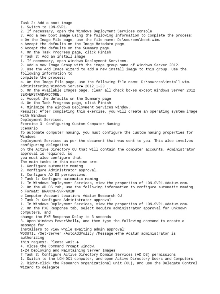 Install 2 | PDF | Active Directory | Operating System Technology