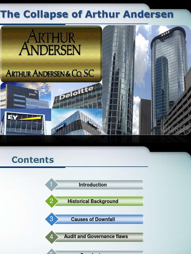 Arthur Andersen Collapse (1) | Accounting | Companies