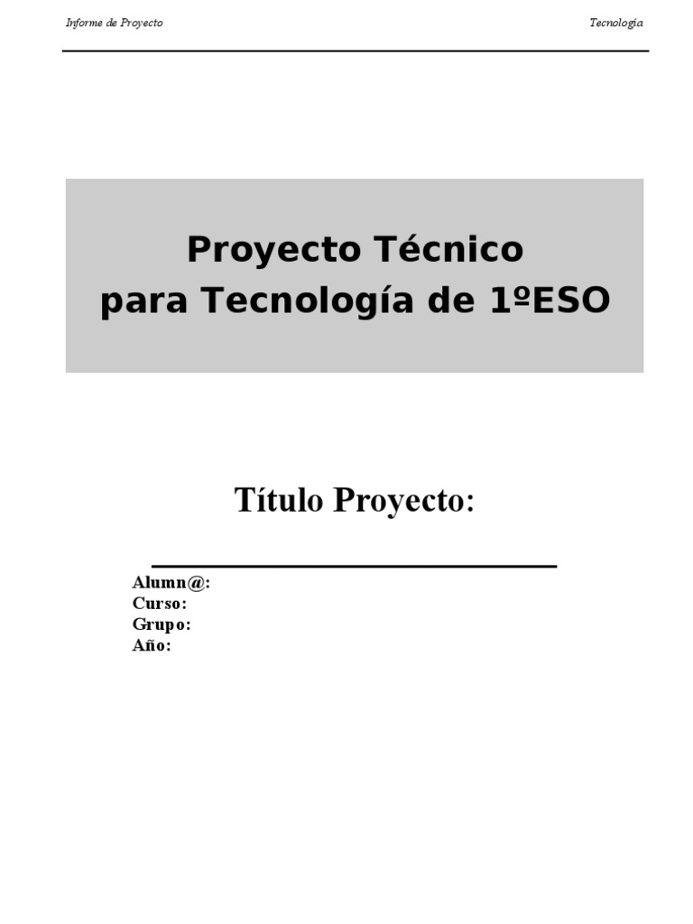 Proyecto Técnico | PDF | Presupuesto | Business