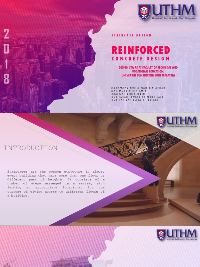 Staircase Design Uthm Slide | PDF | Stairs | Building Technology