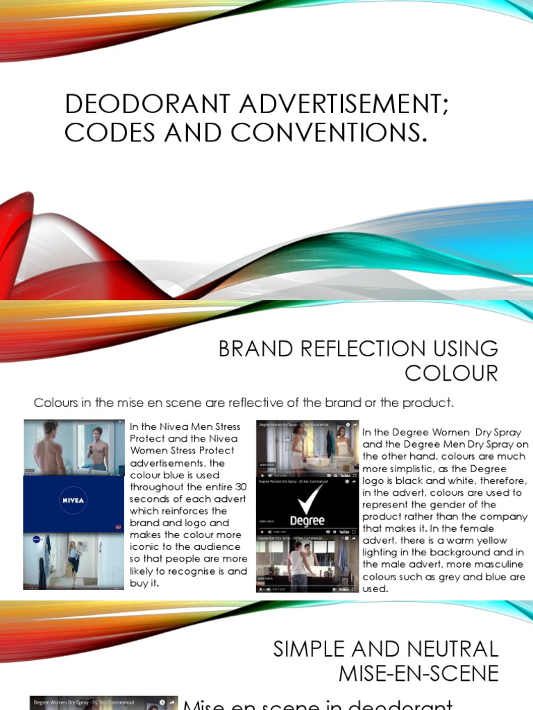 Deodorant Advertisement Powerpoint | PDF | Advertising | Brand