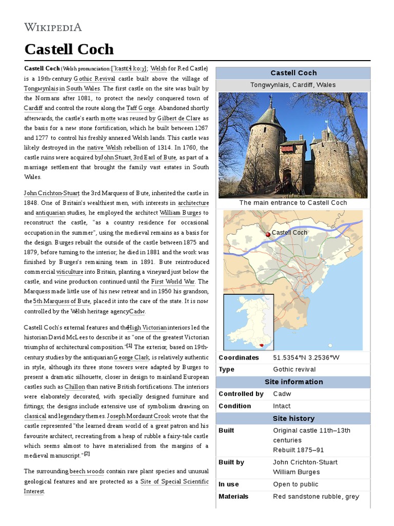 Castell Coch | PDF | Art