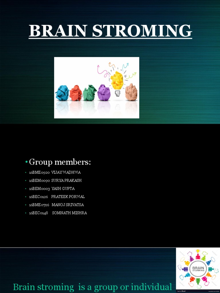 Brain Stroming 5 | PDF | Brainstorming | Emergence