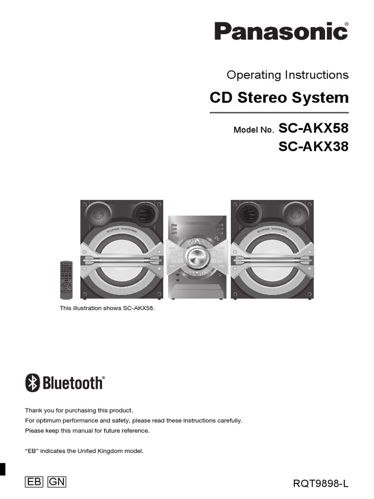 MY Speakers Guide - Panasonic | PDF | Bluetooth | Ac Power Plugs And ...
