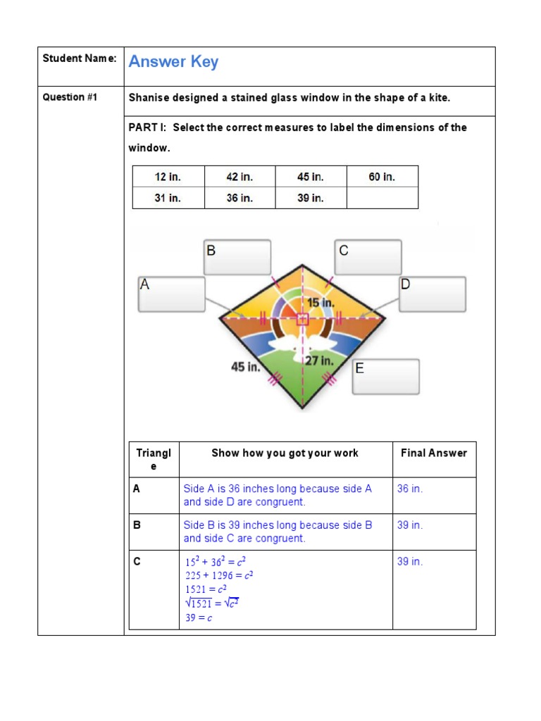 Student Name 8th Grade Sbac Prep Math Camp Day 3 | PDF