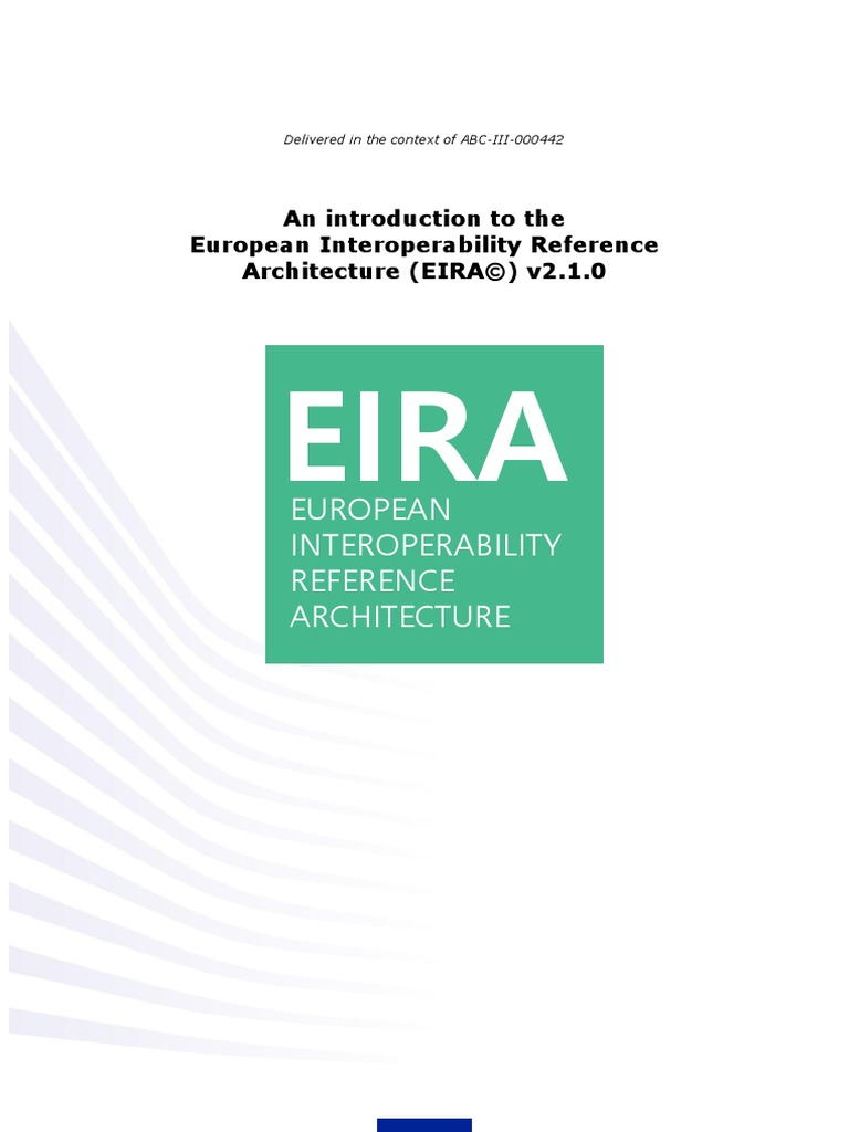 EIRA v2 1 0 Overview | PDF | Interoperability | Specification ...
