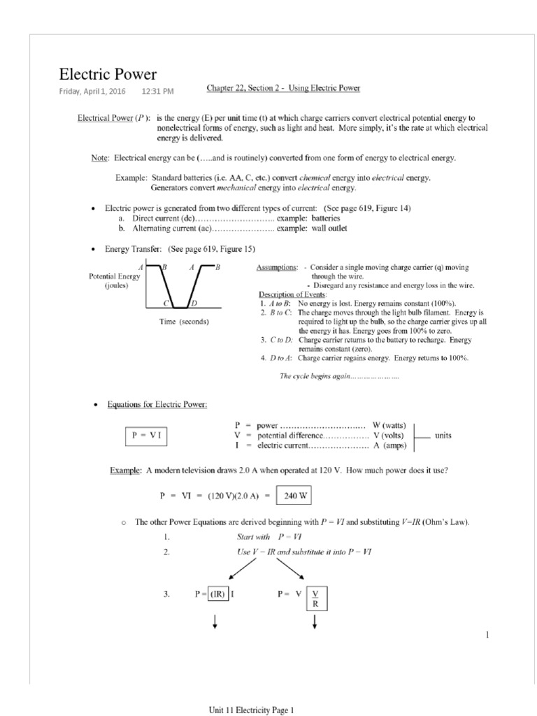 Electric Power | PDF