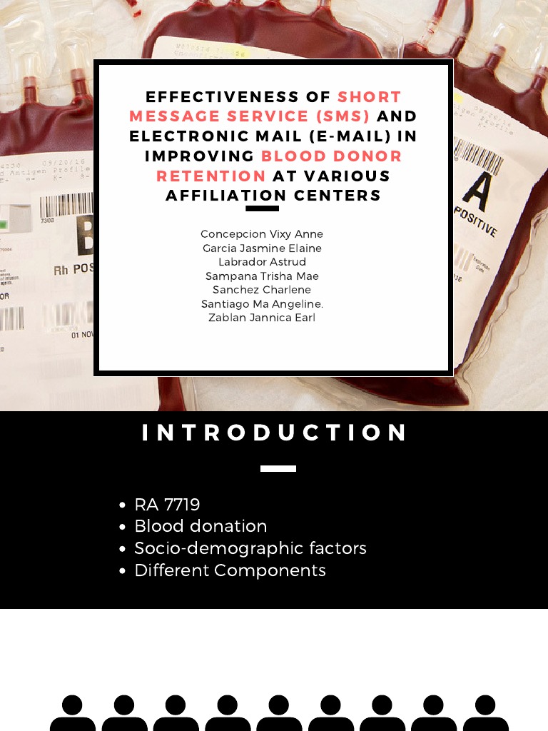 Blood Donor Retention | PDF | Blood Donation | Blood Transfusion