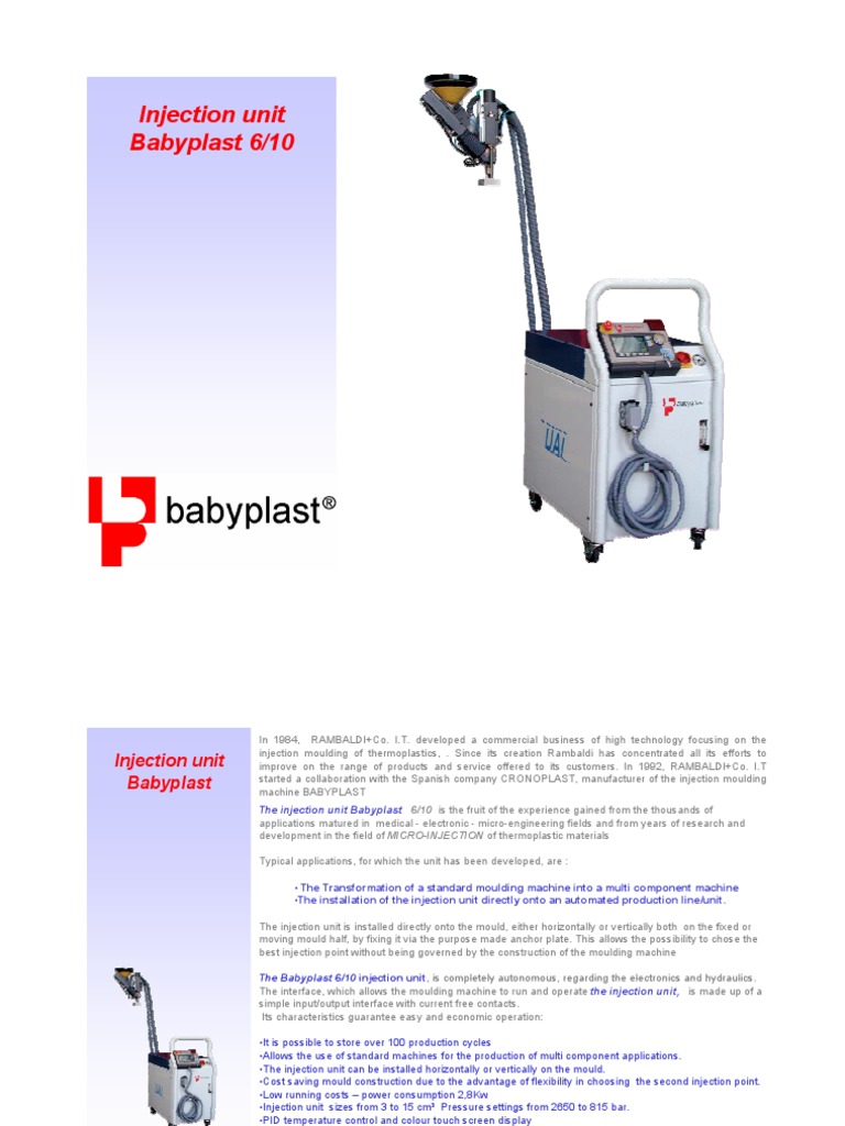 Uai Injection Unit Babyplast Presentation 3 | PDF | Information ...