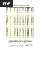 Ramadan 2016 Schedule and Timings | PDF | Ramadan | Islamic Jurisprudence