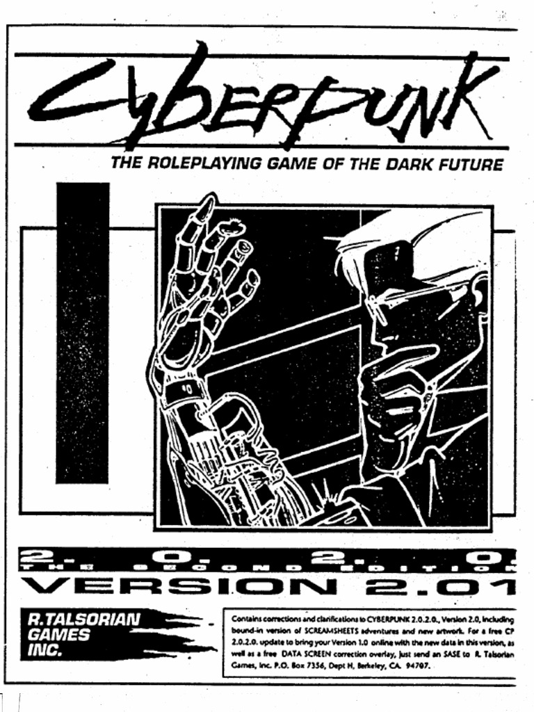 CP3002 - Cyberpunk 2020 - Rulebook, 2nd Ed. (1993) (Q3) (Facing Pages ...