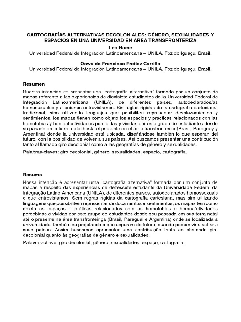 Cartografía Decolonial en Universidades | PDF | Mapa | Cartografía