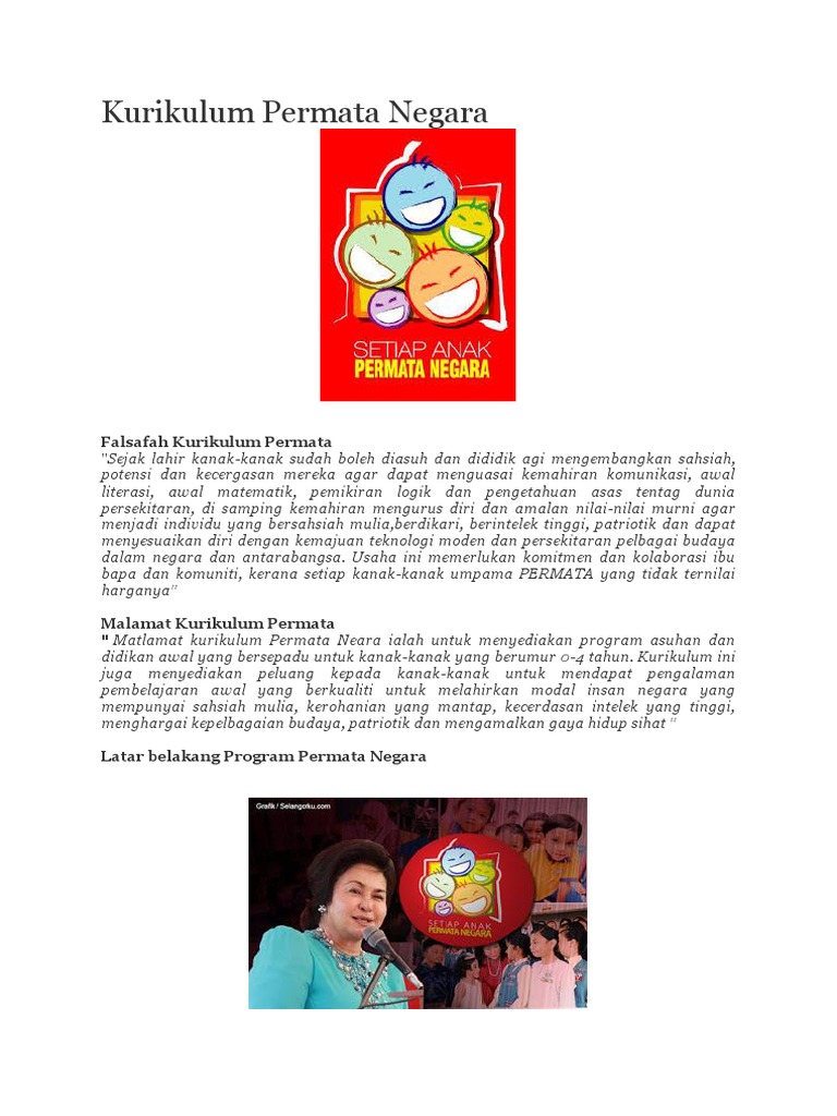Kurikulum Permata Negara | PDF | Karier & Perkembangan