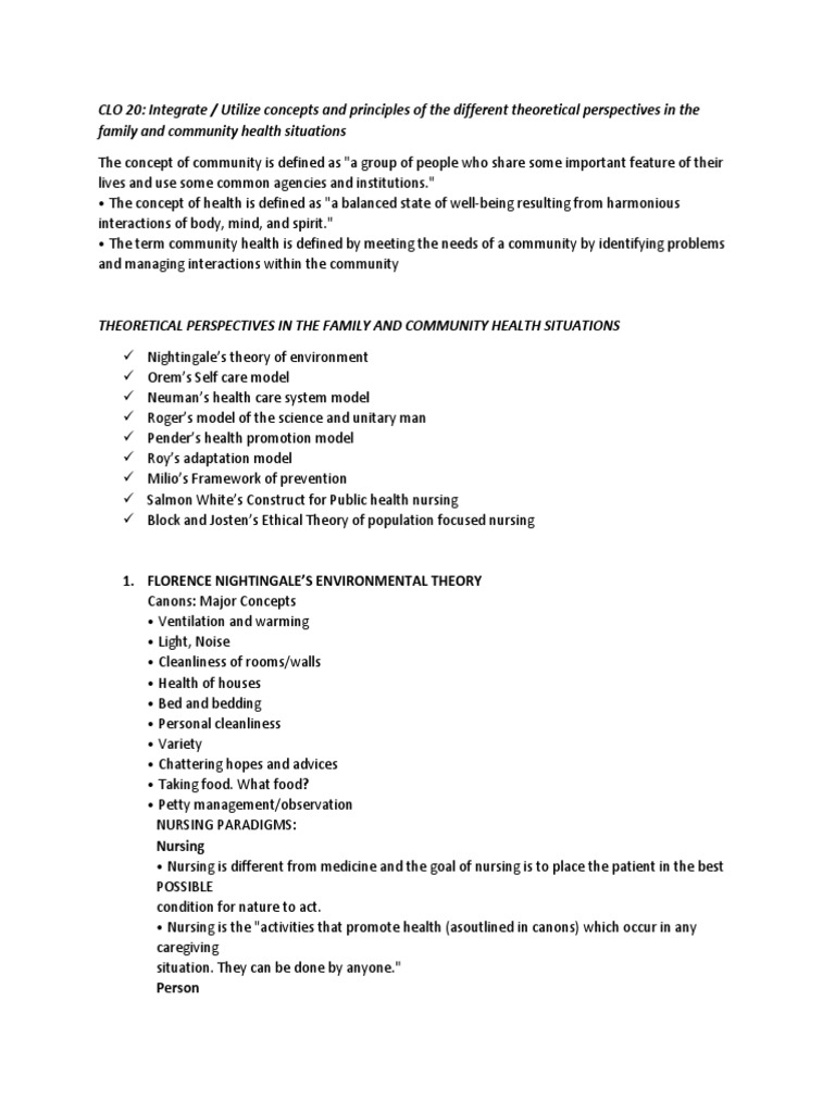 Clo 20 | PDF | Behavior | Nursing