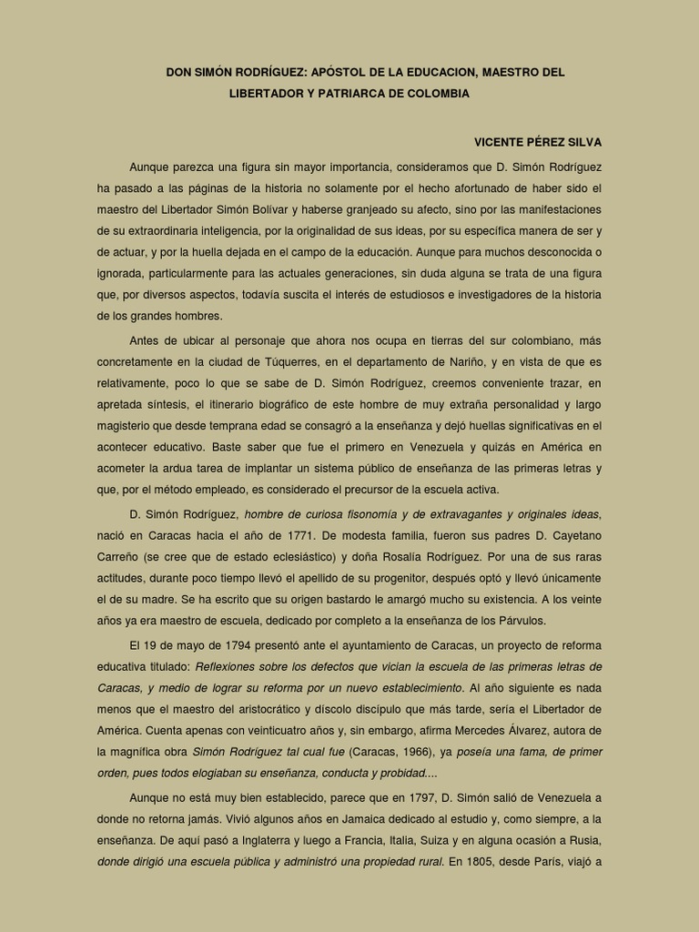 Don Simon Rodriguez Apostol | PDF | Judios