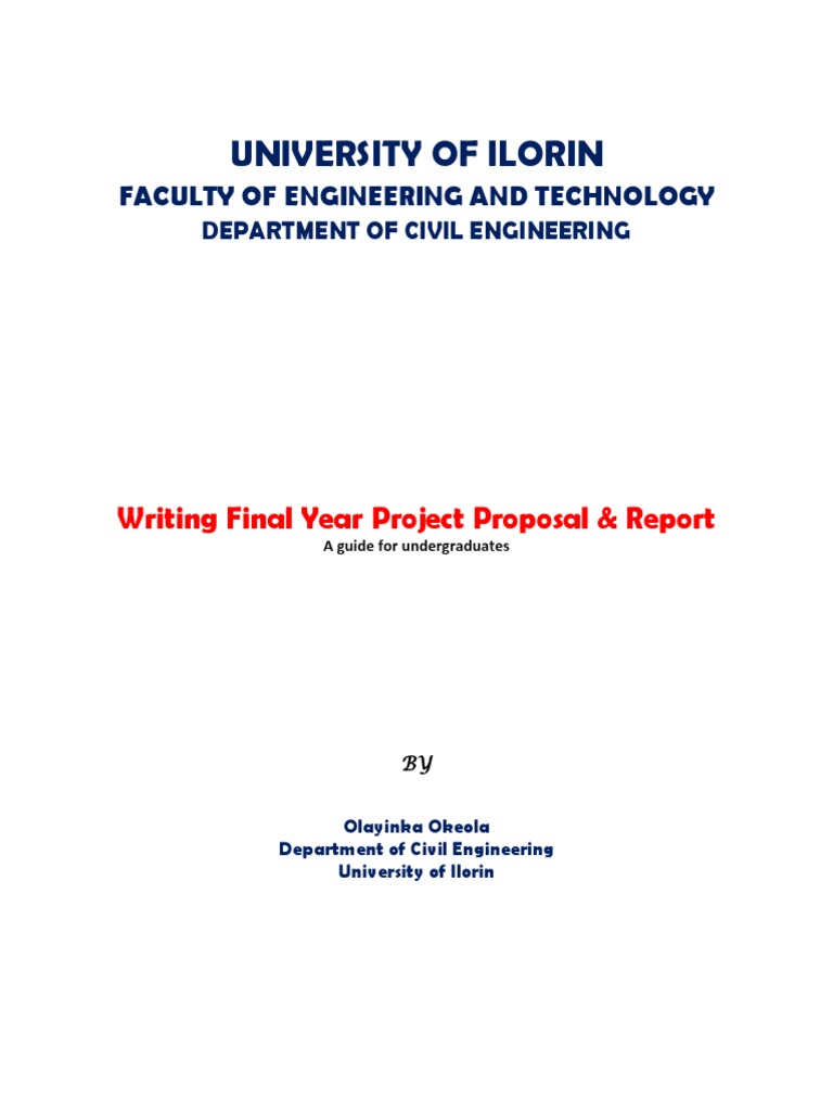 Writting Final Year Project Proposal and Report PDF | PDF | Citation ...