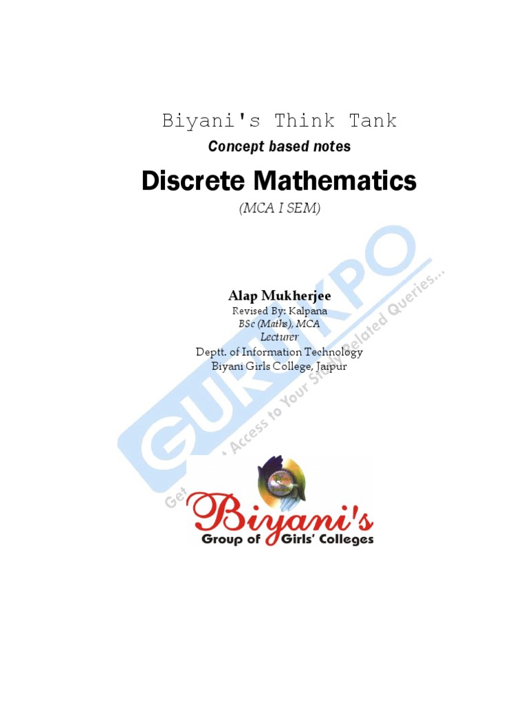 Discrete Math | PDF | Group (Mathematics) | Vertex (Graph Theory)