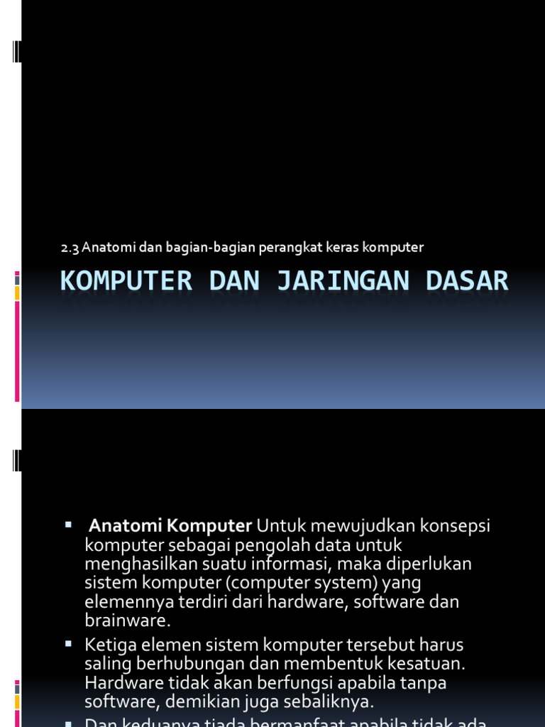 Materi Komputer Dan Jaringan Dasar 2.3 Anatomi Dan Bagian-Bagian ...