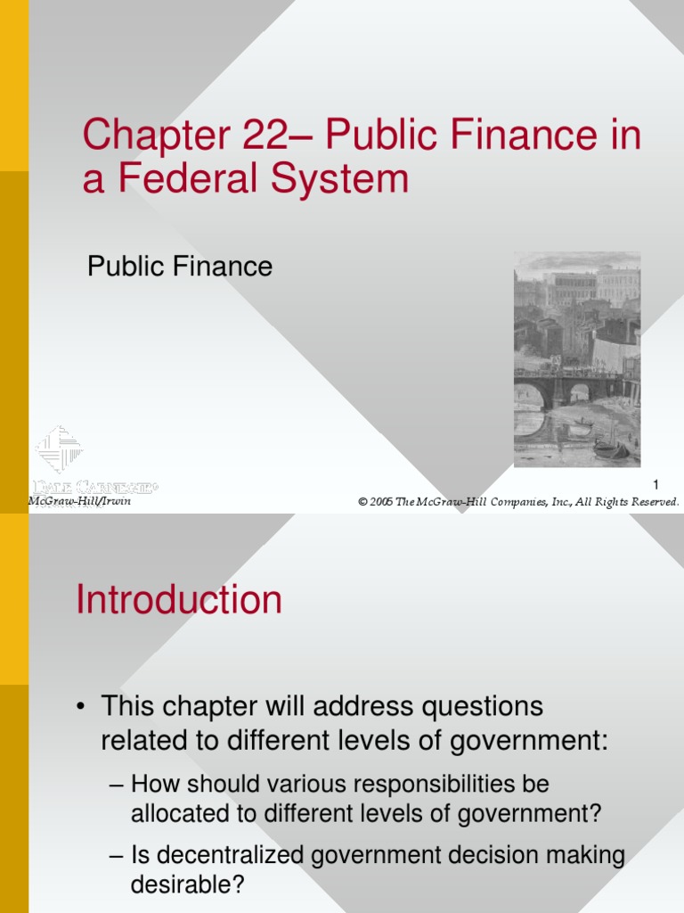 Optimal Allocation of Government Responsibilities: An Analysis of ...