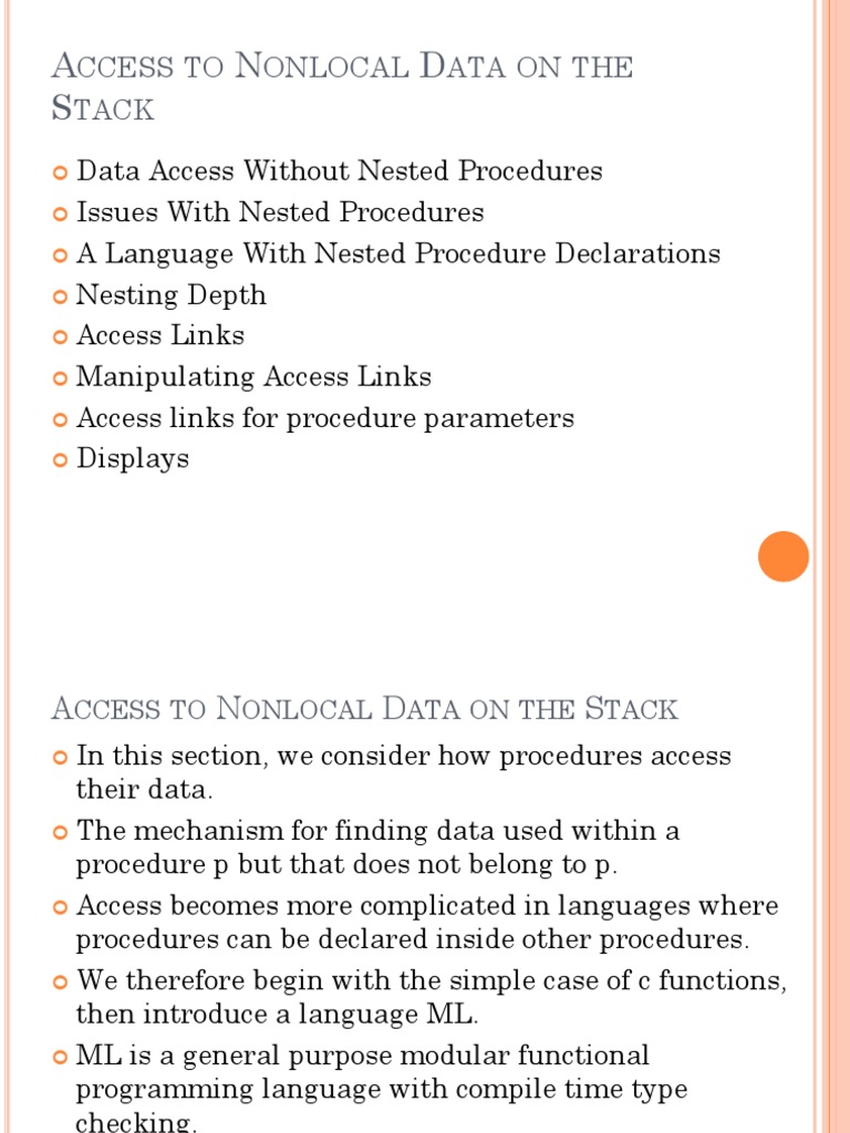 Run Time Environment | PDF | Subroutine | Variable (Computer Science)
