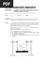 Simple Pendulum Lab Report | PDF | Pendulum | Physics