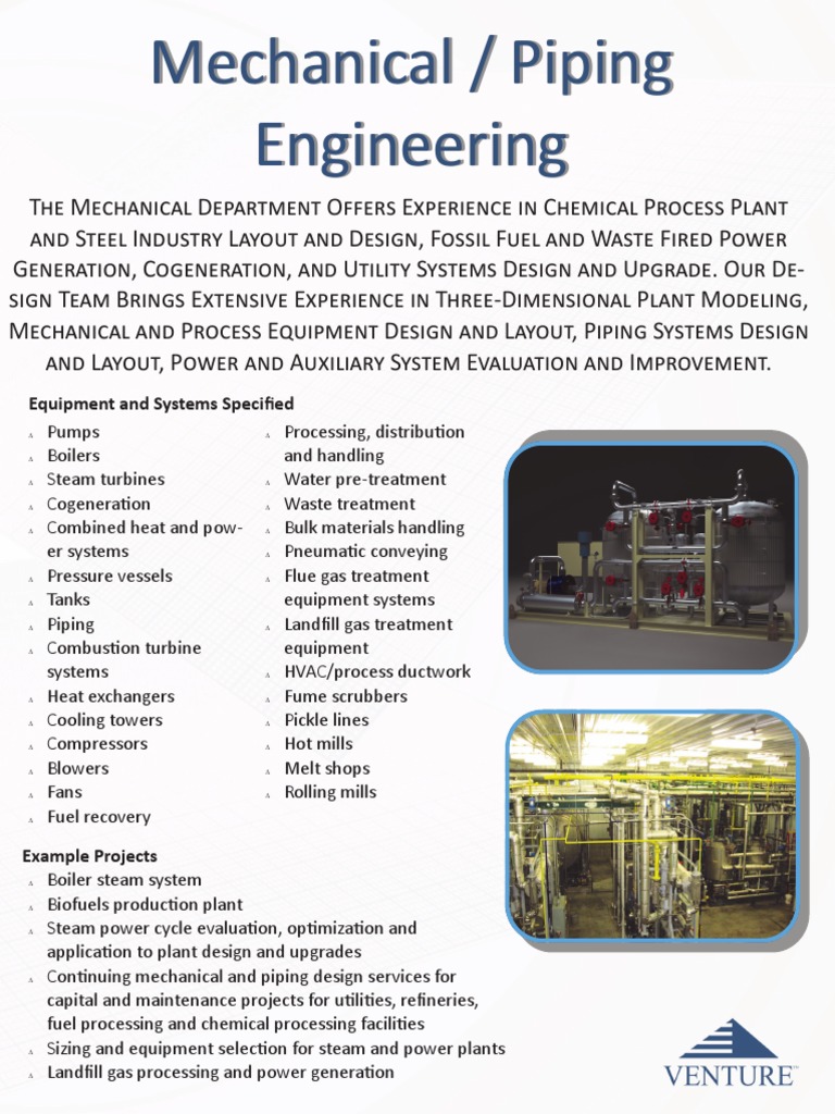 Mechanical / Piping Engineering | PDF | Steam | Power Station