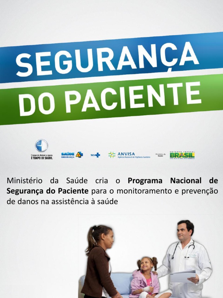 A - Programa Nacional de Segurança Do Paciente - ANVISA-SAS | PDF ...