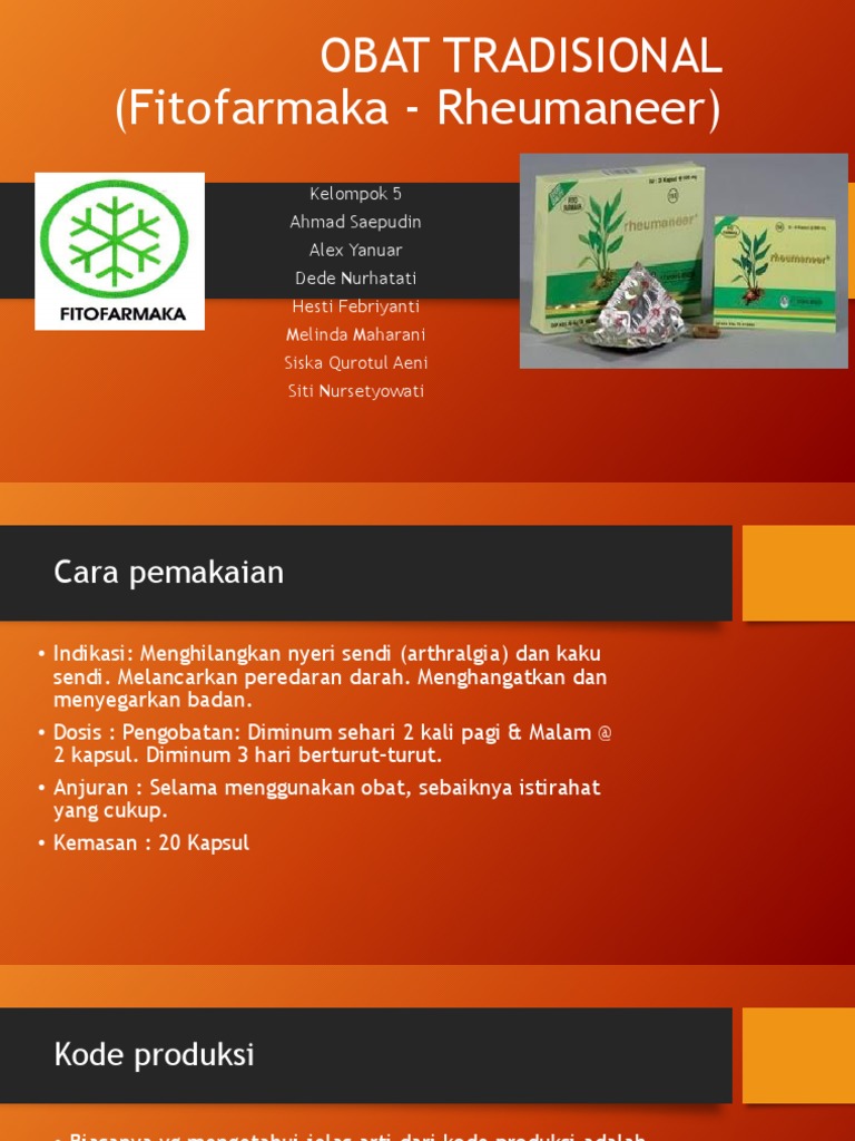 Obat Tradisional | PDF
