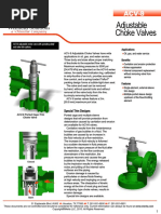 Master Flo Choke Valve Catalogue | PDF | Valve | Actuator