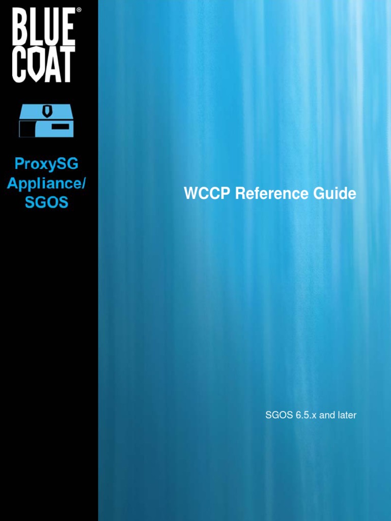 WCCP Ref Guide | PDF | Router (Computing) | Proxy Server