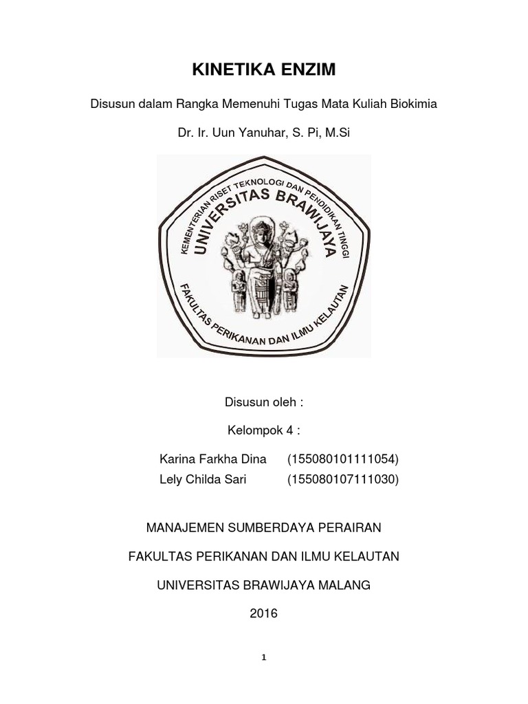 Makalah Kinetika Enzim | PDF