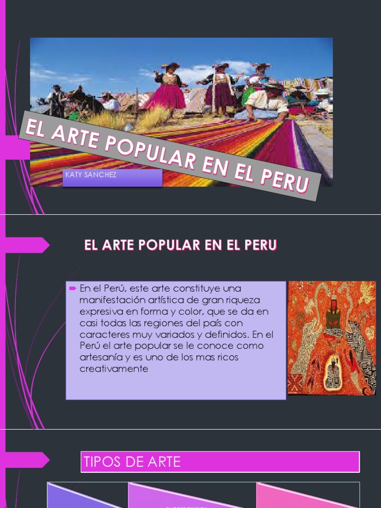 Arte Popular Peruano: Diversidad y Tradición | PDF | Perú | Cultura ...