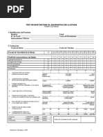 Mississippi Aphasia Screening Test (ESPAÑOL) | PDF