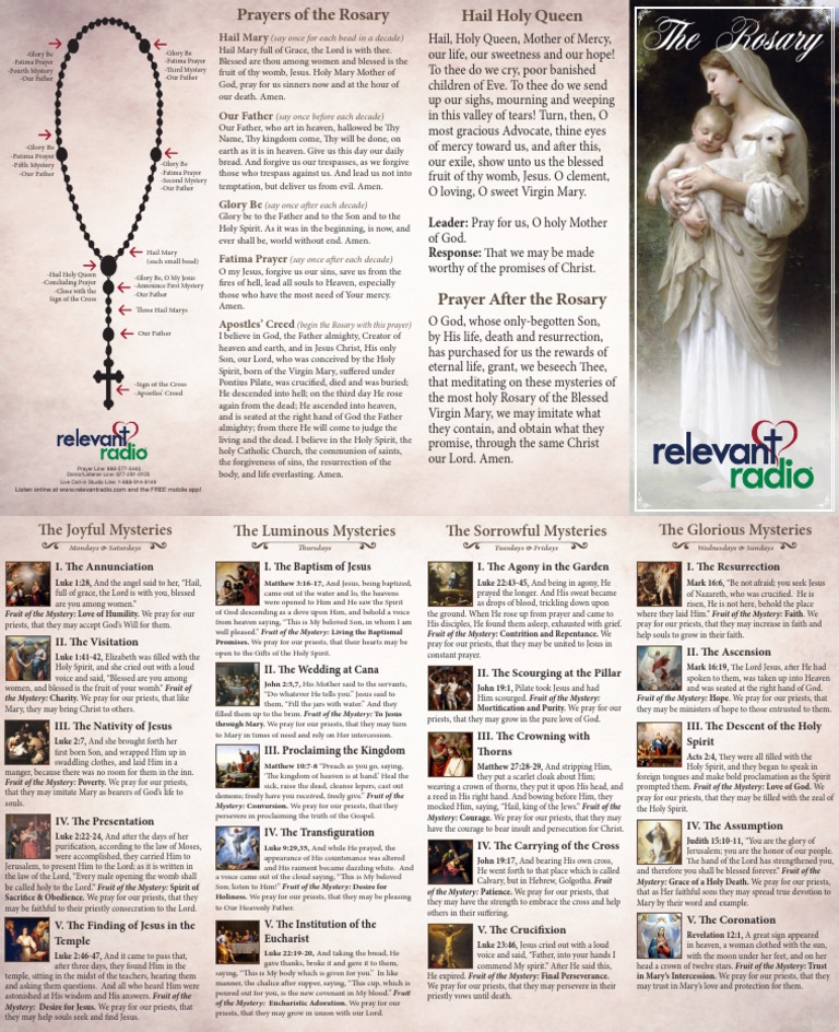 Rosary Prayers PDF | PDF | Rosary | Lord's Prayer
