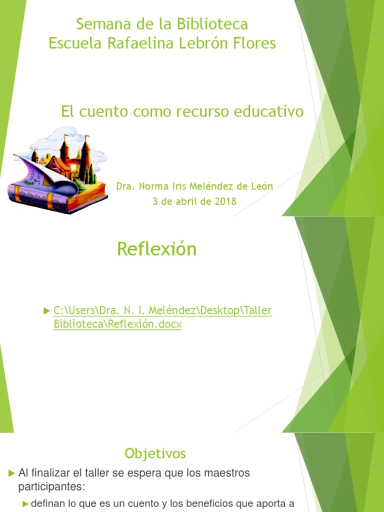 El Cuento Como Recurso Educativo | PDF | Memoria | Cuentos