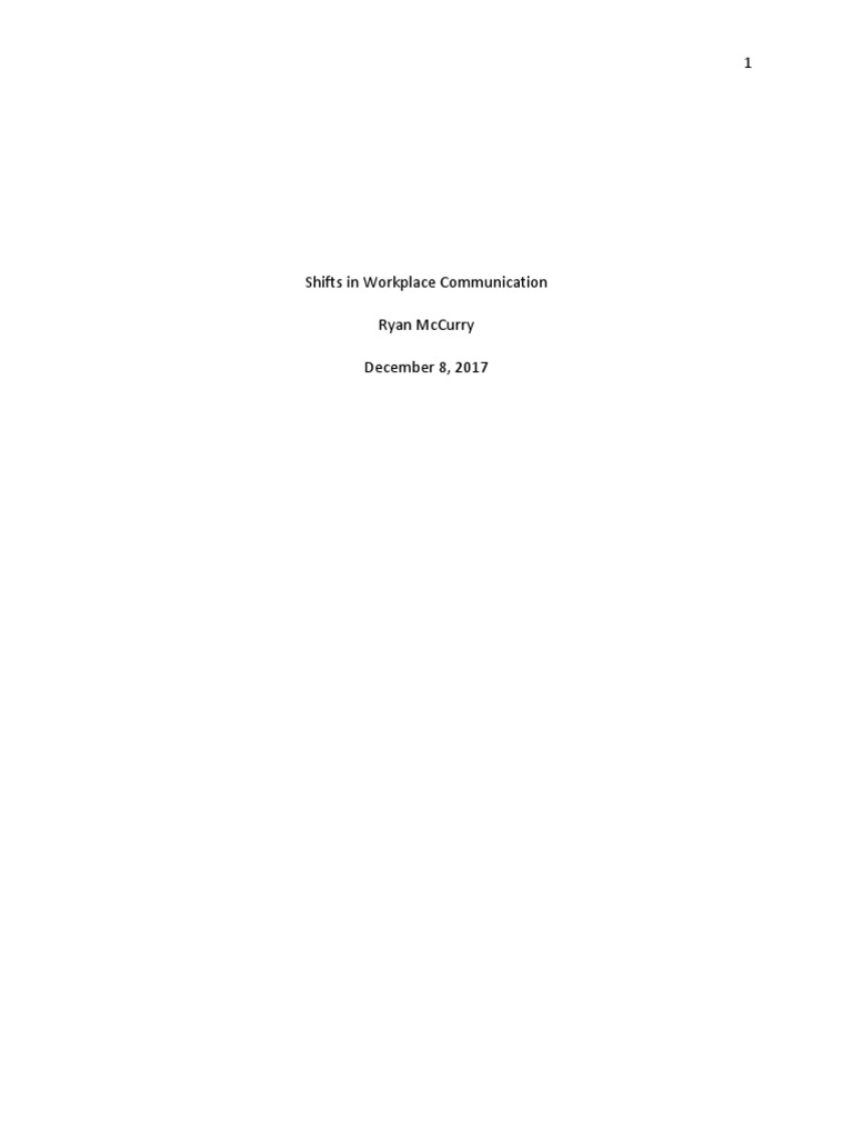 Evolving Online Communication in Workplaces | PDF | Millennials ...
