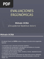 6-Método Ocra Checklist Ejemplo de Aplicación Corregido VT | PDF ...