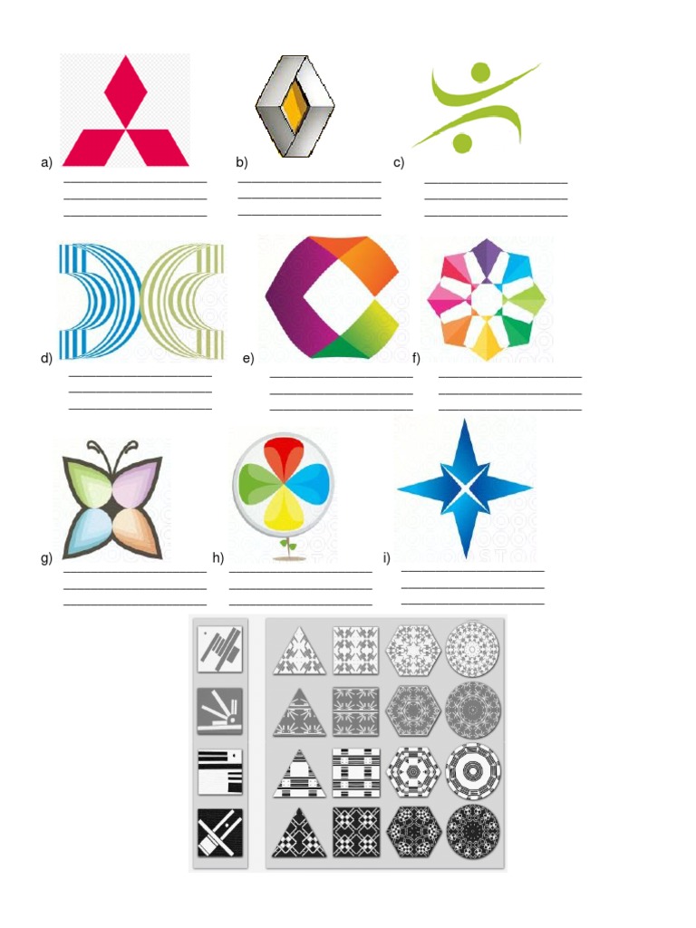 Ejemplos de Simetría Axial en Diseño | PDF | Simetría | Física