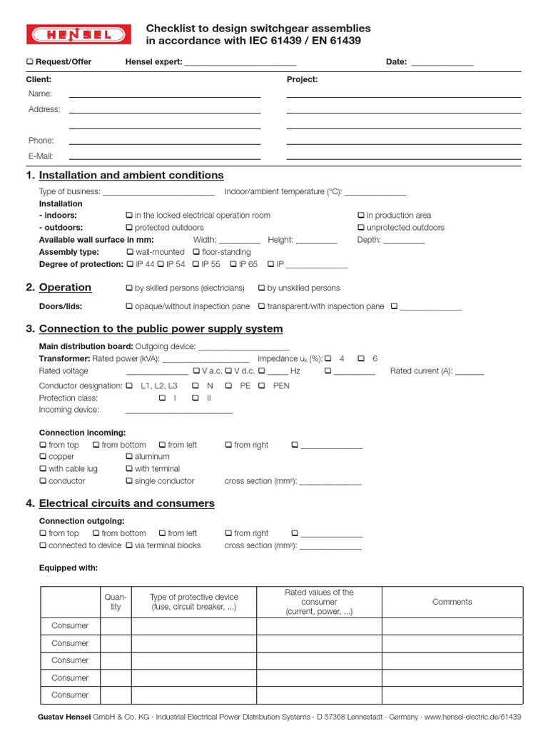 Checklist To Design Assemblies | PDF | Electric Power Distribution ...