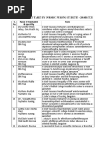 Problem Statements CHN 2017 | PDF | Nursing | Public Health