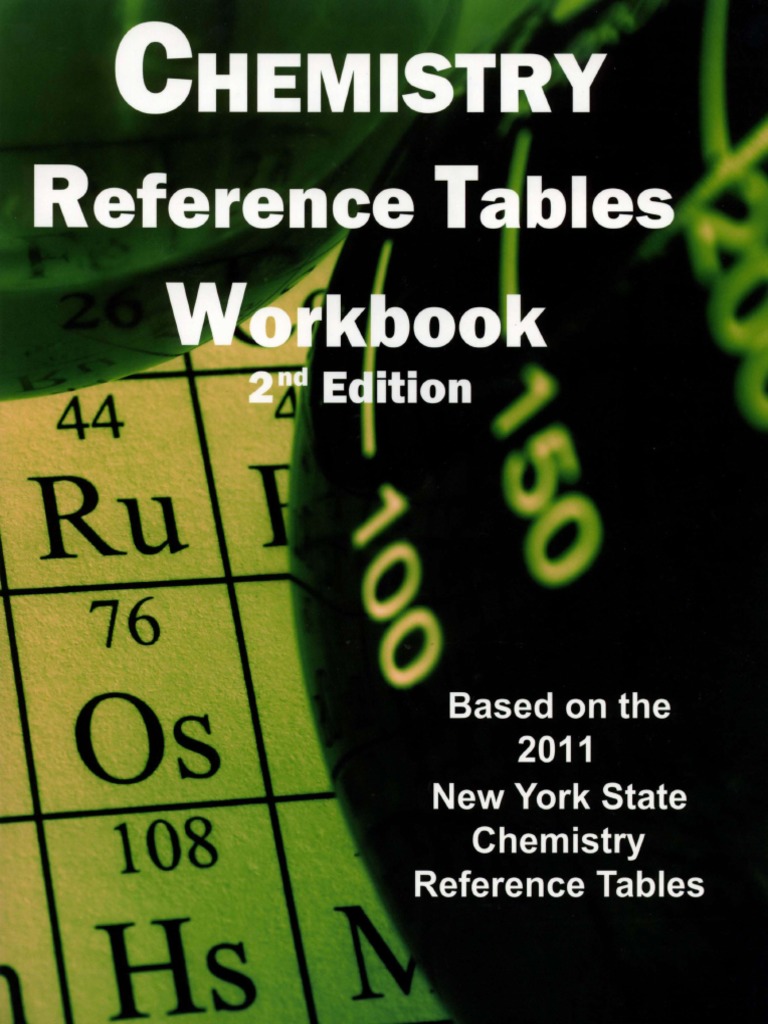 Chemistry Reference Tables Workbook, 2nd Edition (2011) | PDF | Ion ...