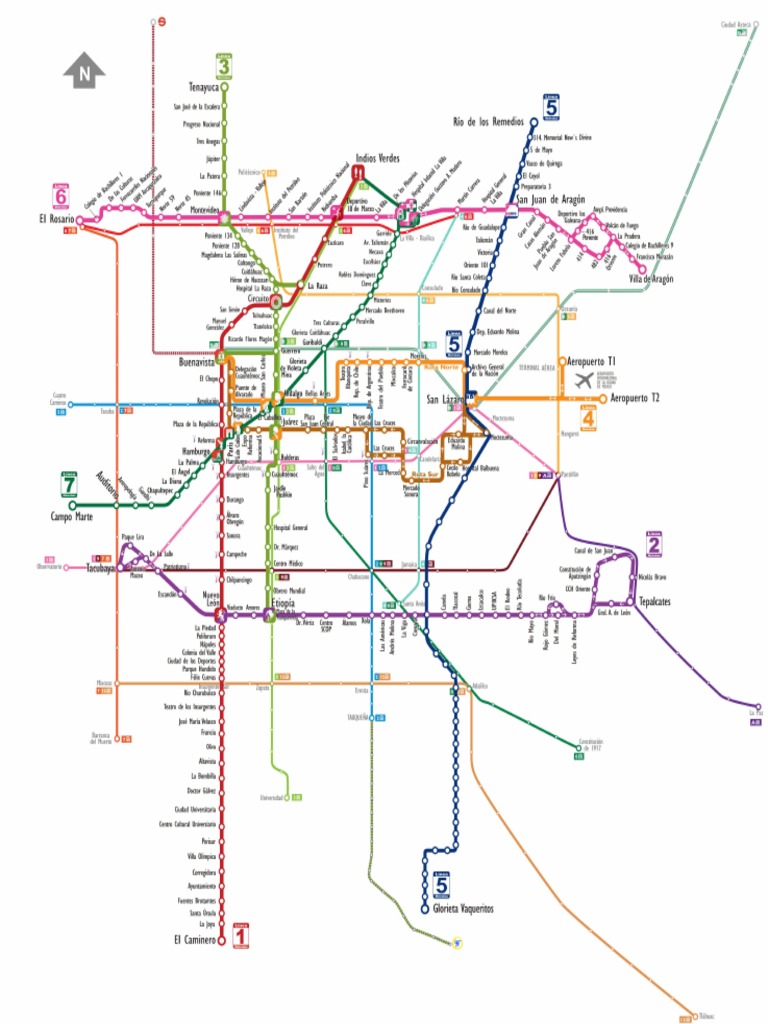Red Metro MetroBus CDMX | PDF
