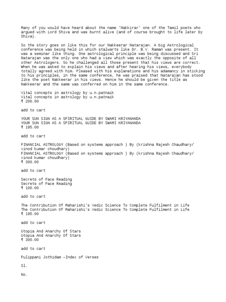 Nakkeerar Natarajan | PDF | Divination | Hermeticism
