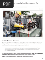 Dry Type Transformer Testing Manual | PDF | Transformer | Electrical ...