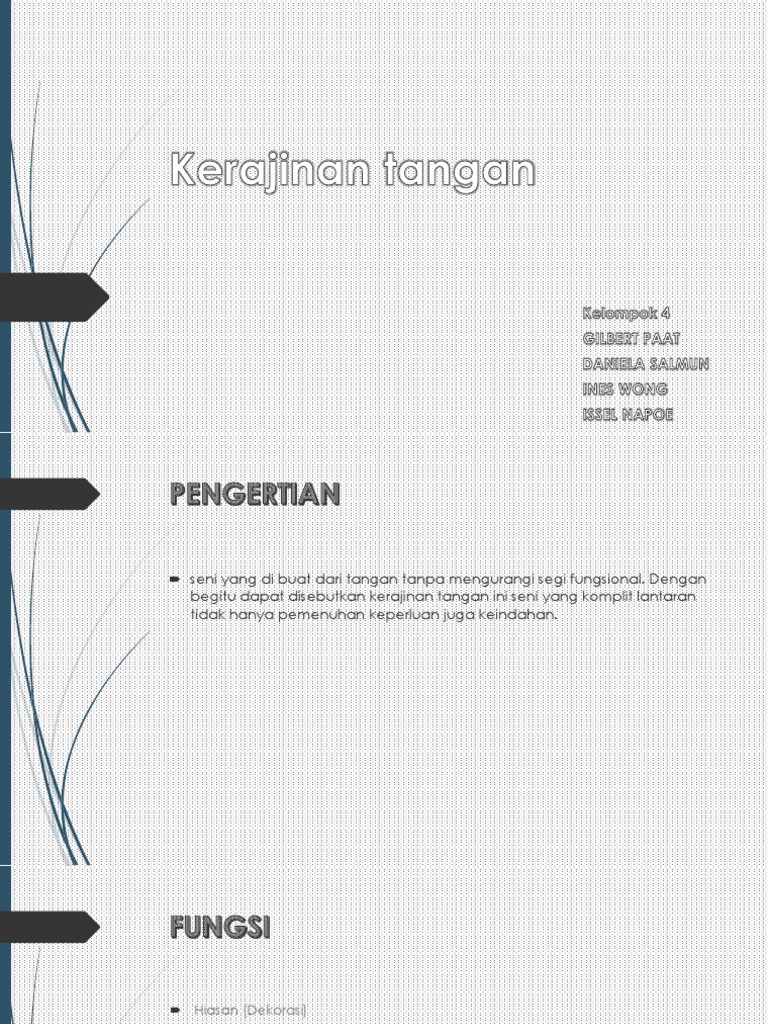 A Seni Kriya TUGAS Prakarya (Autosaved) | PDF