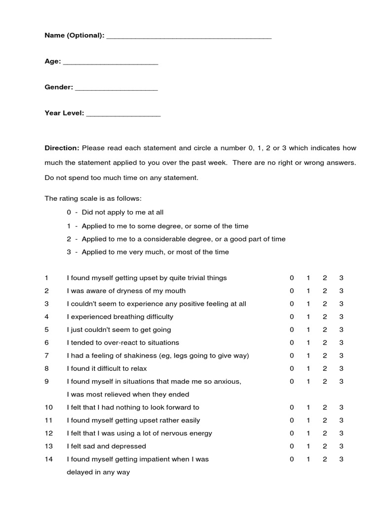 Name (Optional) | PDF | Psychology | Psychological Concepts