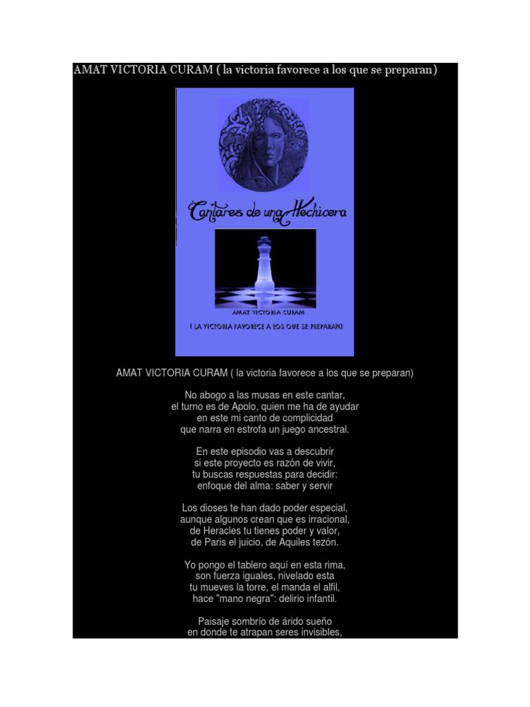 Amat Victoria Curam | PDF
