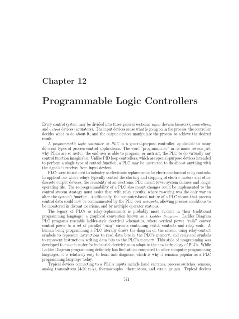 Lessons in Industrial Instrumentation 591 1039 | PDF | Programmable Logic Controller | Electricity