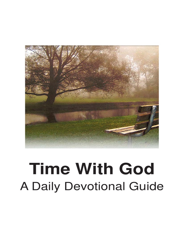 Time With God: A Daily Devotional Guide | PDF | God In Christianity ...