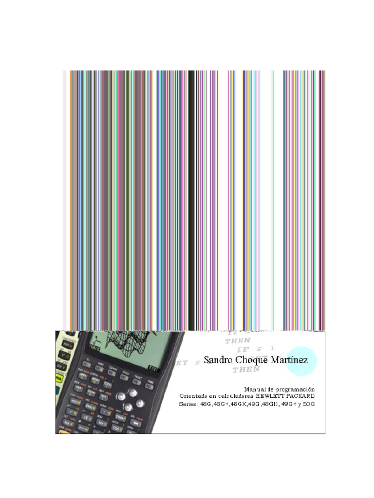 Manual de Programacion HP50G | PDF | Ingeniería Informática | Informática
